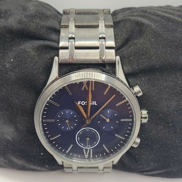Fossil | Jewelry | Fossilfenmore Bq24 Mens Smoke Stainless Steel Analog ...